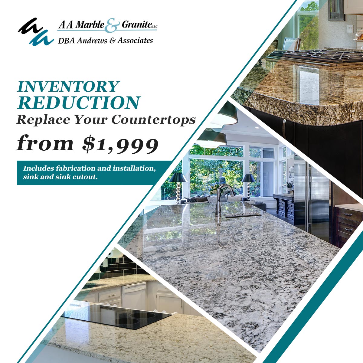 Countertop Specials - AA Marble & Granite Countertops Installers