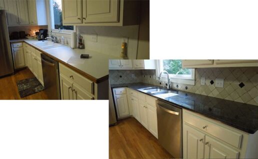 Before and After Showcase - AA Marble & Granite Custom Countertops